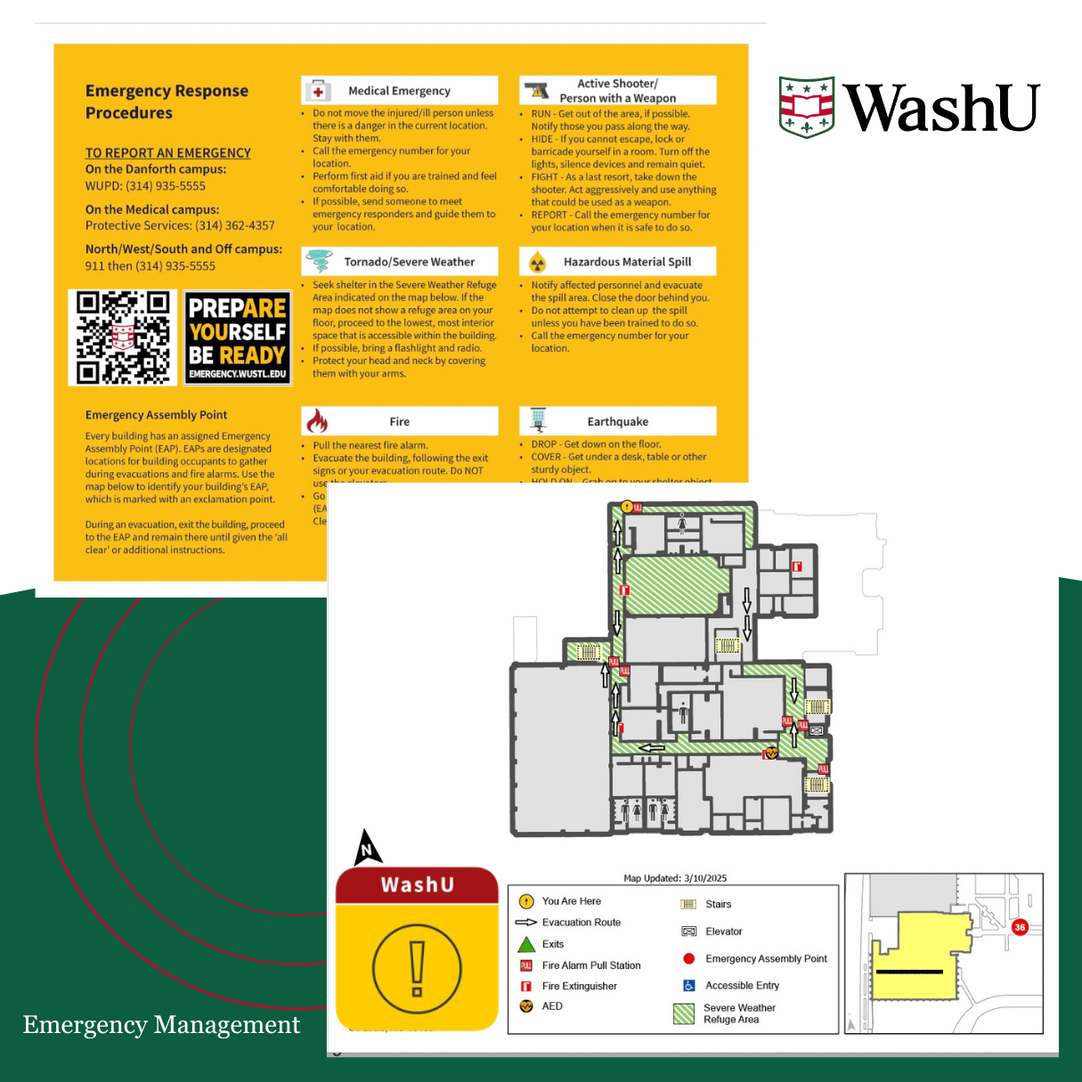 Severe Weather Refuge Areas (SWRA) | Emergency Management | WashU